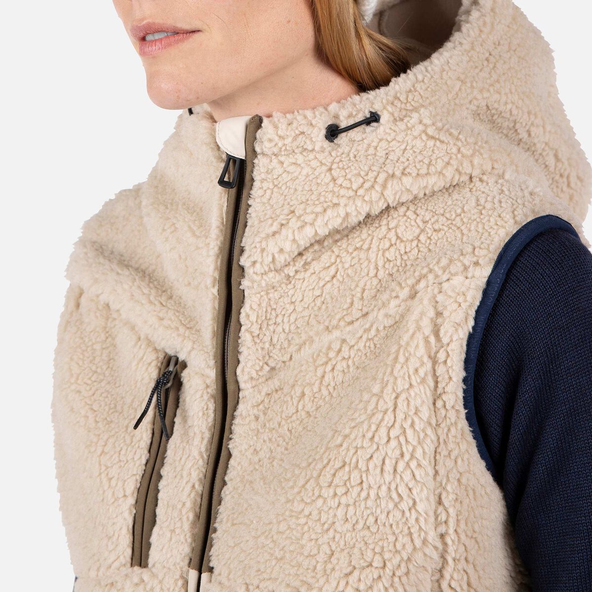 Women's Curly Fleece Vest | Midlayers | Rossignol