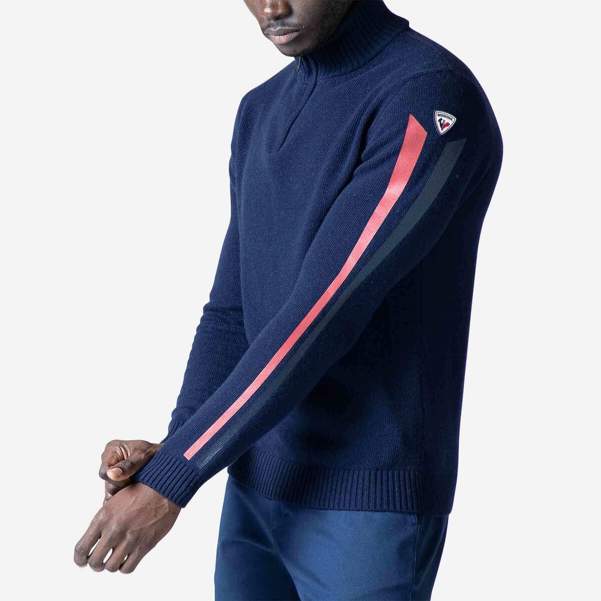 Men's Signature Sleeve Knit Sweater | OUTLET | Rossignol
