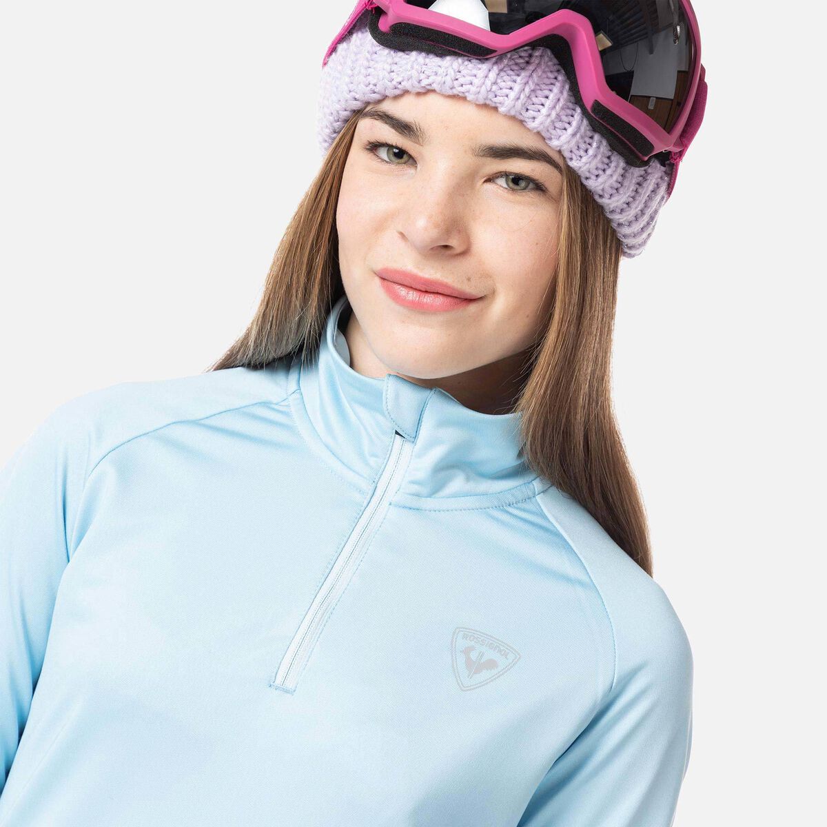 Girls' Half-Zip Stretch Fleece Midlayer | storefront catalog us | Rossignol